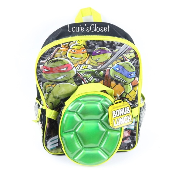 Nickelodeon | Accessories | Ninja Turtles Backpack Shell Lunch Box Set ...